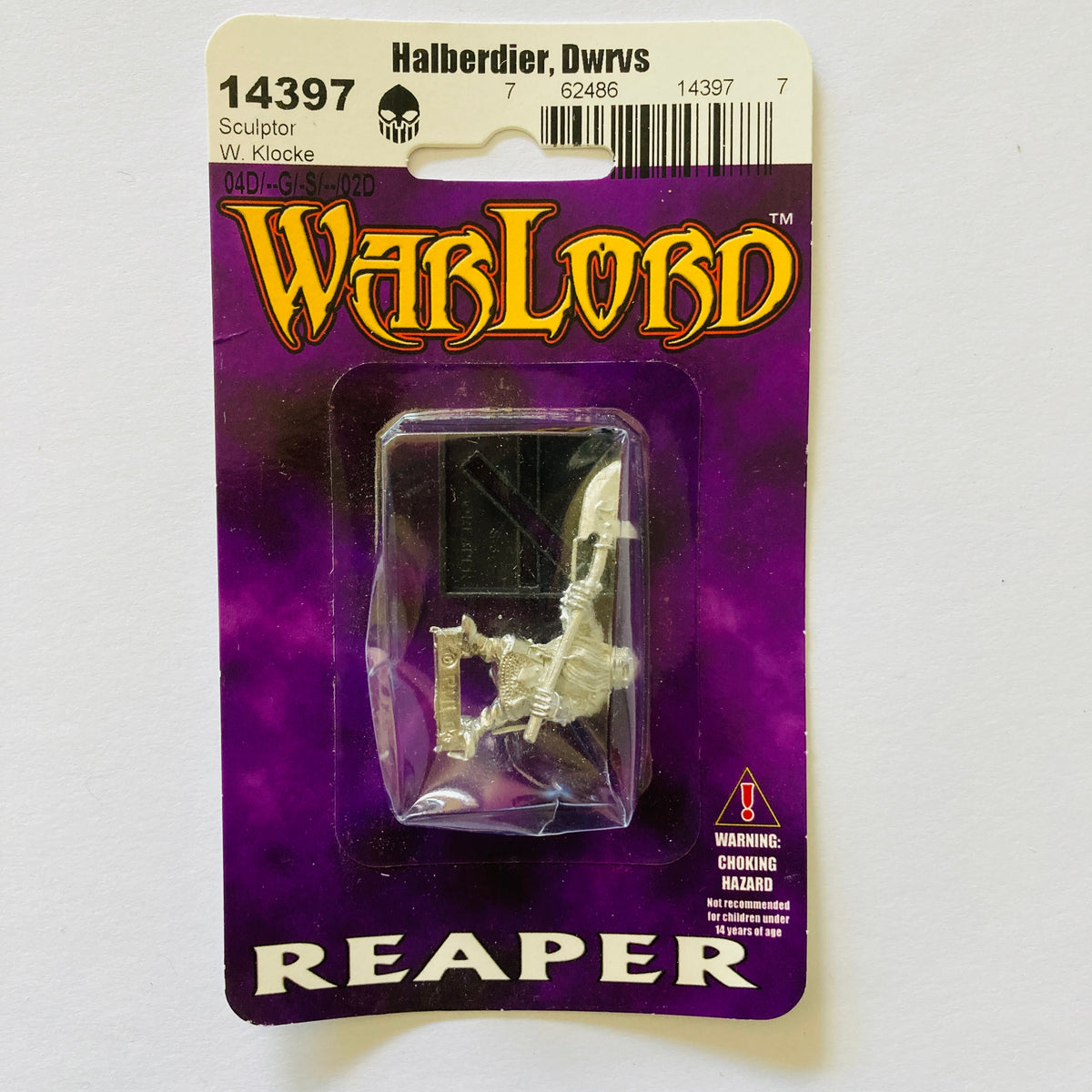 Dwarf Halberdier Fighter – Black Arrow Minis