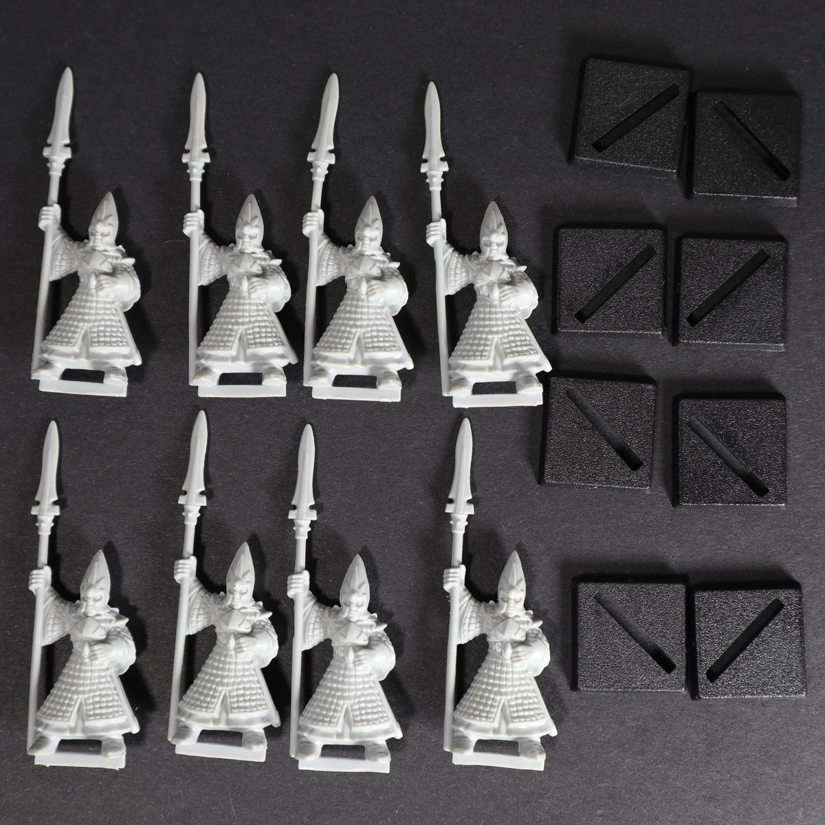 High Elves, Plastic Spearmen x8, Warhammer – Black Arrow Minis