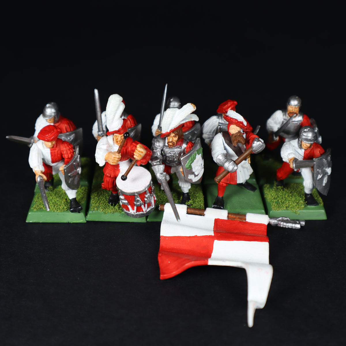 Empire, Painted Halberd Regiment x10, – Black Arrow Minis
