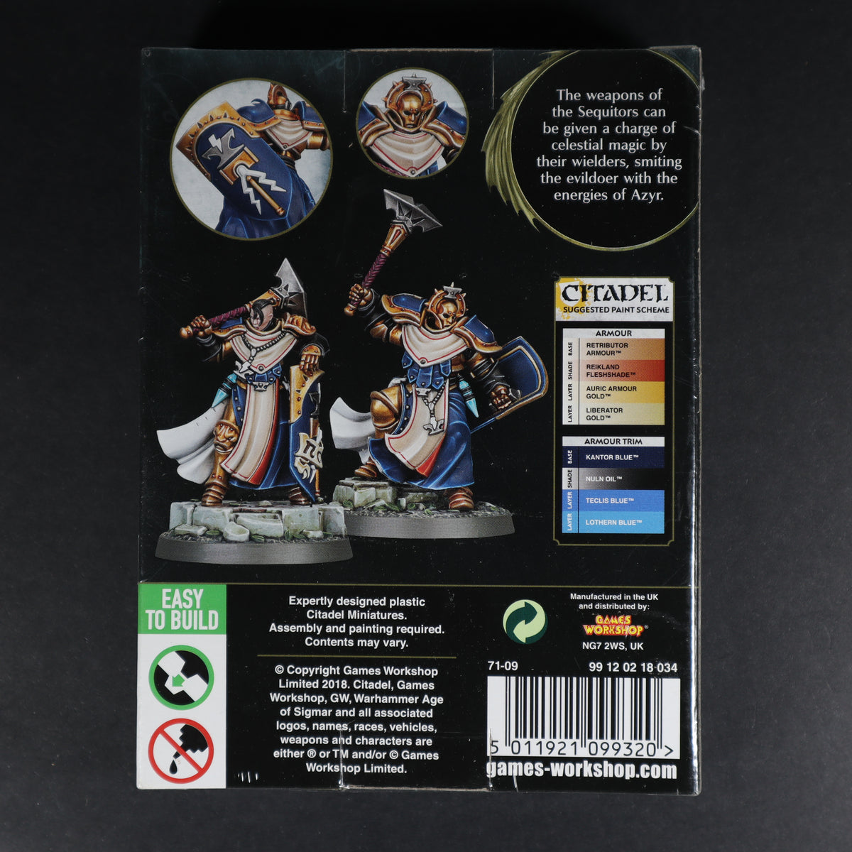 Stormcast Eternals, Sequitors, Age of Sigmar – Black Arrow Minis